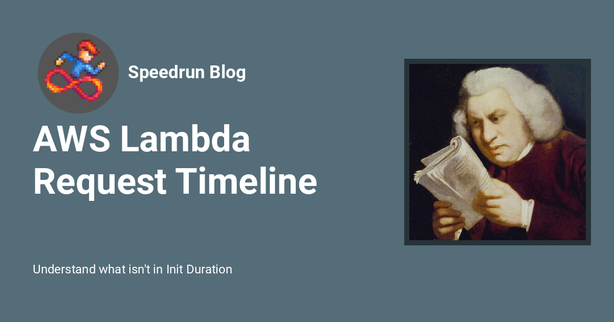 AWS Lambda Request Timeline - Speedrun
